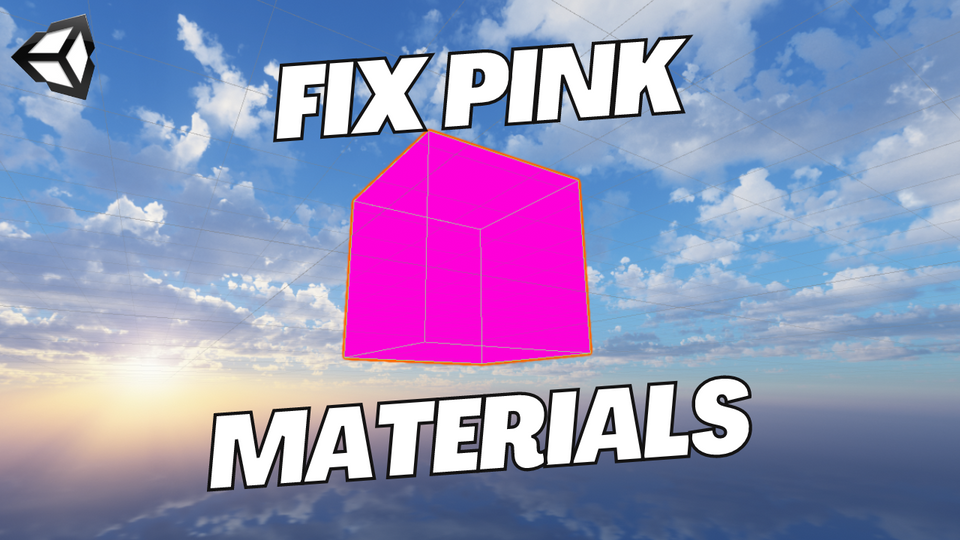 How To Fix Pink Materials In Unity Render Pipelines In Unity 0135